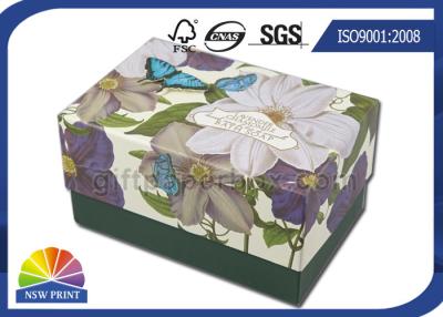 China Small Hard Paperboard Luxury Gift Box Packaging For Bath Bomb / Soap / Candle for sale