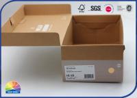 China CMYK Eco Friendly Kraft Paper Gift Box Matt Varnishing Packaging For Shoes for sale