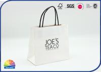 China Custom Printed Biodegrade Kraft Paper Bags With Twisted Handles Tea Gift Packaging for sale