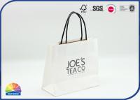 China Custom Printed Biodegrade Kraft Paper Bags With Twisted Handles Tea Gift Packaging for sale