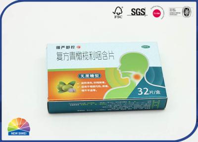 China CMYK Gloss Lamination Embossing Folding Carton Box For Medicine Packaging for sale