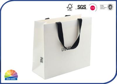 China Luxury Custom 200gsm Coated Retail Paper Shopping Bags With Handle Logo Print for sale