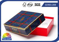 China Luxury Design Two Pieces Paper Gift Boxes Detachable Lid Cardboard Rigid Gift Box for sale