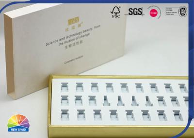 China Reusable CMYK Gold Hot Stamping Folding Carton Box For Small Bottle Packaging for sale