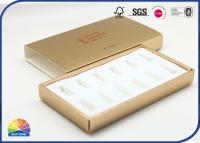China Stamping Logo Cosmetic Drawer Paper Box Lyophilized Powder Gloss Gift Packaging Set for sale