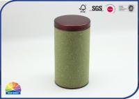 China Double Sealed Composite Paper Tube For Loose Herbal Tea Canister for sale