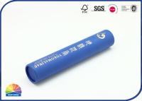 China Custom Logo Paper Packaging Tube Agarwood Pure Color Long Incense Tube Packaging for sale