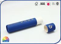 China Custom Logo Paper Packaging Tube Agarwood Pure Color Long Incense Tube Packaging for sale