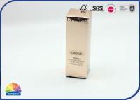 China Eco Friendly Embossing Gloss Lamination CMYK Folding Carton Box For Cosmetics for sale