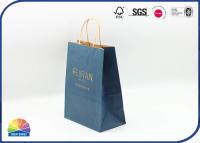 China Customzied Logo Printed Kraft Paper Bags Eco Friendly Matt Varnishing for sale