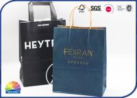China Customzied Logo Printed Kraft Paper Bags Eco Friendly Matt Varnishing for sale