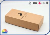 China Kraft Paper 1c Print Folding Carton Box Simple Soft Texture Socks Packaging for sale
