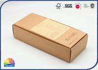 China Kraft Paper 1c Print Folding Carton Box Simple Soft Texture Socks Packaging for sale