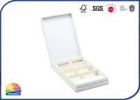 China Hot Foil Silver Stamping Square Rigid Shoulder Box For Skin Care Products for sale