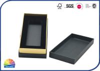 China Luxury Matte Rigid Shoulder Box Flocking EVA Tray For Skin Care Products for sale