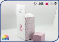 China Cosmetics Matt Lamination Corrugated Packaging Box Customized Logo Print for sale