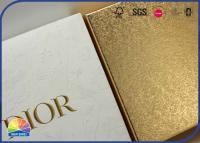 China Debossing Fully Cover Paper Gift Box Hot Foil Gold Stamping Luxury Box For Jewelry Cosmetic for sale