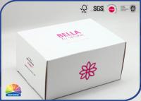 China Cosmetics Matt Lamination Corrugated Packaging Box Customized Logo Print for sale