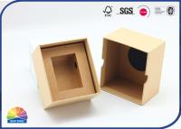 China Wood Color Recyclable Cardboard Paper Gift Box EVA Paper Tray Crashworthy for sale