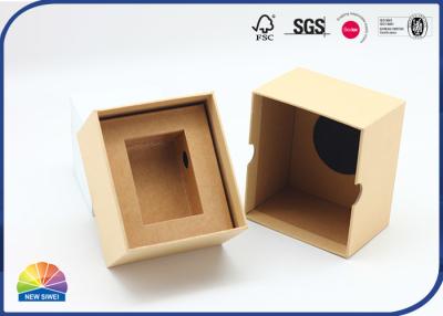 China Wood Color Recyclable Cardboard Paper Gift Box EVA Paper Tray Crashworthy for sale