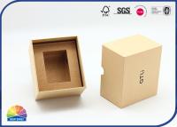 China Wood Color Recyclable Cardboard Paper Gift Box EVA Paper Tray Crashworthy for sale