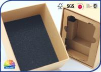 China Lamps Electronics Packaging Paper Gift Box With EPE Foam Tray for sale