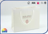 China Nylon Thread Handles Rectangle Paper Gift Bag Jewelry Packaging Customized for sale