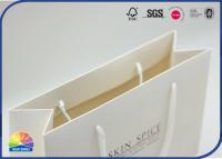 China Nylon Thread Handles Rectangle Paper Gift Bag Jewelry Packaging Customized for sale
