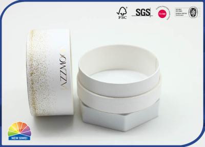 China Shimmering Powder 4C Pritned Paper Gift Packaging Tube Eco Friendly Reusable for sale