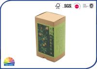 China Custom Made Sleeve Drawer Paper Box Brown Kraft Tea Packing Slide Open Boxes for sale