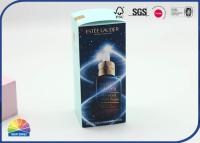 China Luxury Cosmetics Coated Paper Box Gold Hot Stamping 4c Printing For Essence Lotion for sale