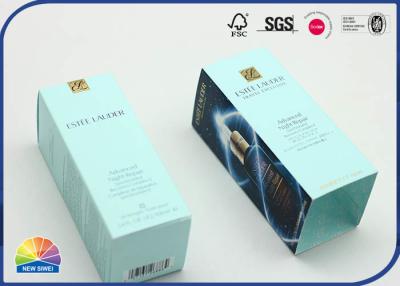 China Luxury Cosmetics Coated Paper Box Gold Hot Stamping 4c Printing For Essence Lotion for sale