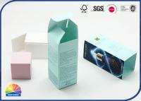 China Luxury Cosmetics Coated Paper Box Gold Hot Stamping 4c Printing For Essence Lotion for sale