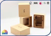 China Eco Friendly Paper Gift Box Kraft Brown 1C Printing With EPE Foam Tray for sale