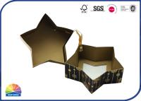 China Star Shaped Folding Carton Box Candy Chocolate Bar Treat Star Gift Paper for sale