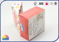 China Cookies Pink Durable Folding Carton Box Matte Lamination Customized Logo For Snacks for sale
