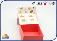 China Cookies Pink Durable Folding Carton Box Matte Lamination Customized Logo For Snacks for sale