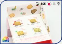China Cookies Pink Durable Folding Carton Box Matte Lamination Customized Logo For Snacks for sale