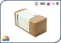 China Custom Printed Folding Carton Box Recycled Kraft Paper Cosmetic Shampoo Packaging for sale