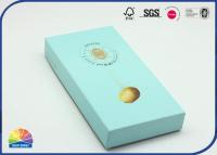 China Mint Green Pantone Color Paper Gift Box Matte Lamination Customized With Envelope for sale