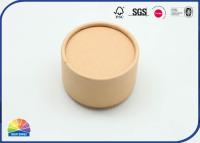 China Matte Varnishing Kraft Paper Tube No Printed No Logo Eco Friendly for sale