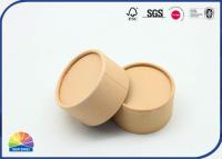 China Matte Varnishing Kraft Paper Tube No Printed No Logo Eco Friendly for sale