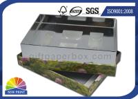 China Clear Window Rigid Cuff Box Cosmetic Paper Gift Box Packaging with Blister Tray for sale