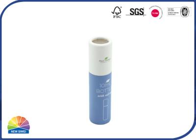 China 10ml Bottle Essential Oils Composite Paper Tube With Plastic Window Matte for sale