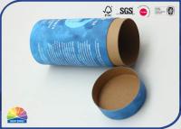 China Kraft Core 4C Printed Paper Gift Tube Matte Lamination Elegant for sale