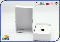 China White Color Matte Lamination 4C Printed Paper Gift Box With Paper Tray for sale