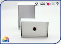 China White Color Matte Lamination 4C Printed Paper Gift Box With Paper Tray for sale