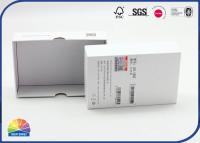 China White Color Matte Lamination 4C Printed Paper Gift Box With Paper Tray for sale