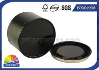 China Black Metal Plug / Cap / Bottom Paper Packaging Tube Sustainable For Eye Mask for sale