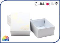 China Necklace Ring Paper Gift Box Packing Cardboard Thickness Gold Hot Foil Stamping for sale